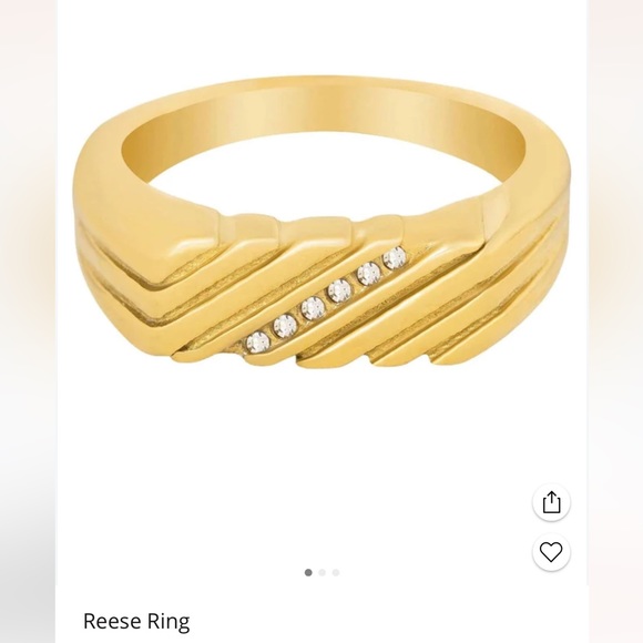 bohomoon | Jewelry | Nwt Bohomoon Gold Reese Ring 8 | Poshmark